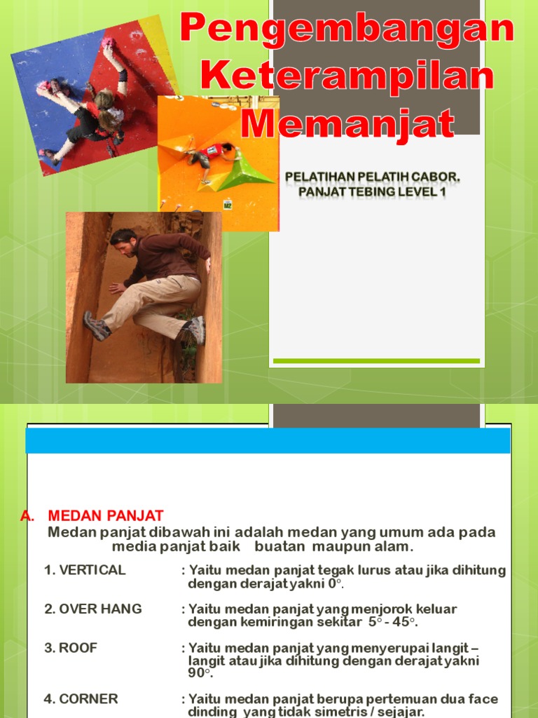 Teknik Gerakan Memanjat | PDF
