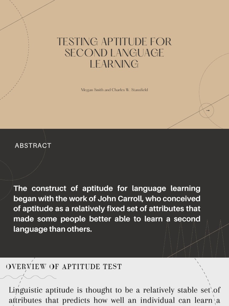 Aptitude Language | PDF | Neuroscience | Learning