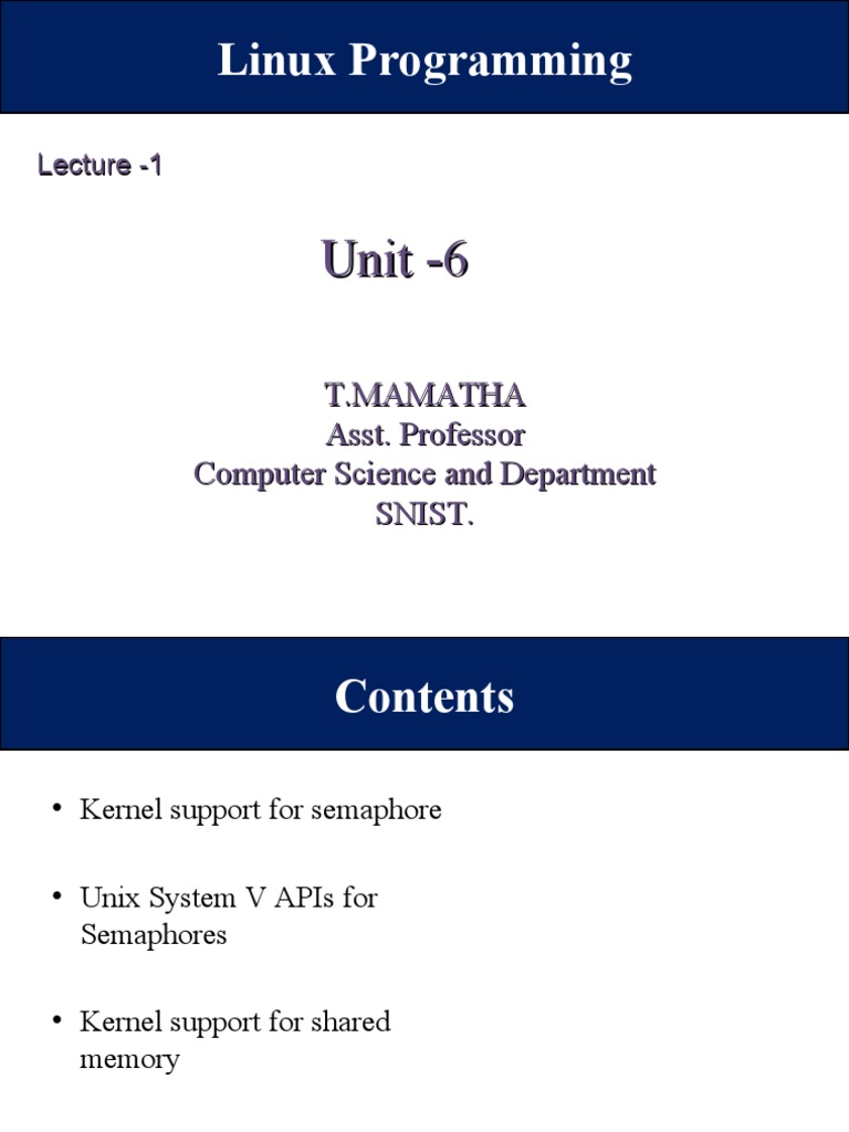 Unit 6 Linux Download Free Pdf Array Data Structure Integer Computer Science 6001
