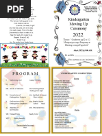 Kindergarten Moving Up Ceremony 2022 | PDF | Philippines