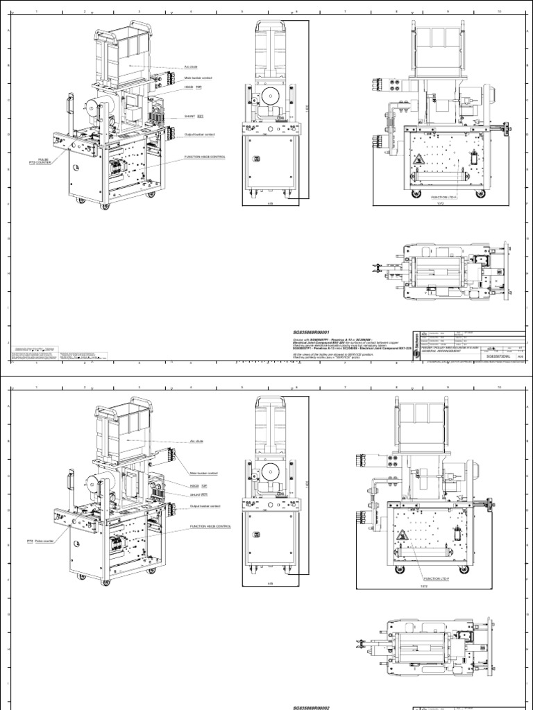 Feeder Trolley Mbs 500 Ur40e 81s-Asm General Arrangement | PDF ...