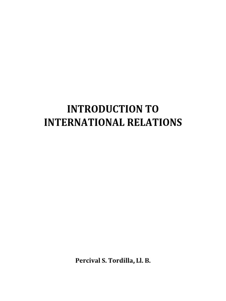 Study Guide - Intro. To International Relations - v2 - 10-21-2021 | PDF ...