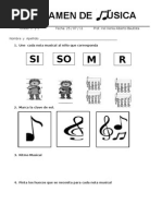Examen Teoría Musical | PDF