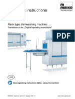 Meiko Dishwasher Error Codes Guide | PDF | Pump | Dishwasher