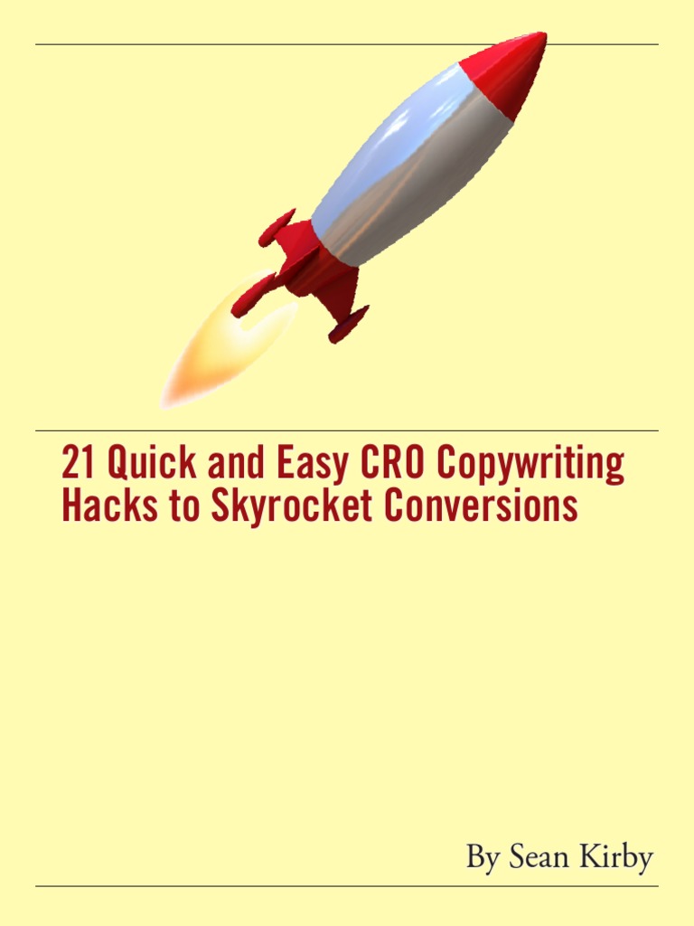 21 CRO Copywriting Hacks for Conversions | PDF | Photocopier | Persuasion