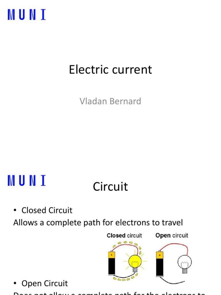 Understanding Electric Current: A Comprehensive Guide to Circuits ...