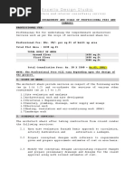 CoA Scale of Charges | PDF | Architect