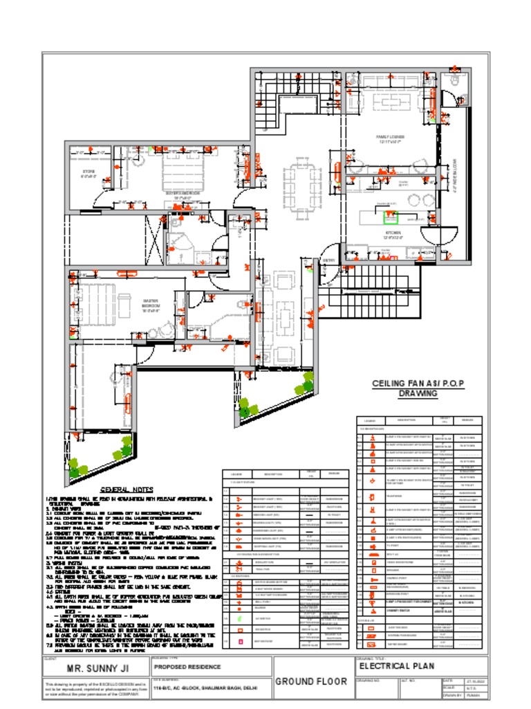 Ac - Electrical - Layout - Ground Floor | PDF | Manufactured Goods | Equipment