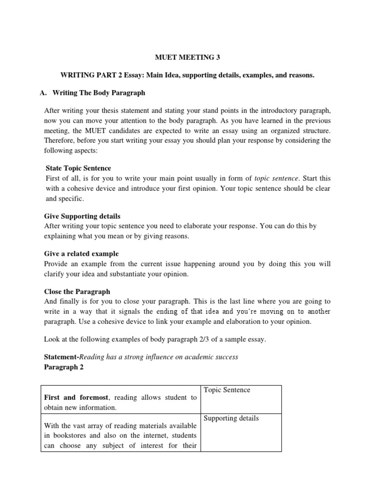 INTRODUCTION TO MUET-MEETING 3 Part 2 | PDF | Essays | Social Media