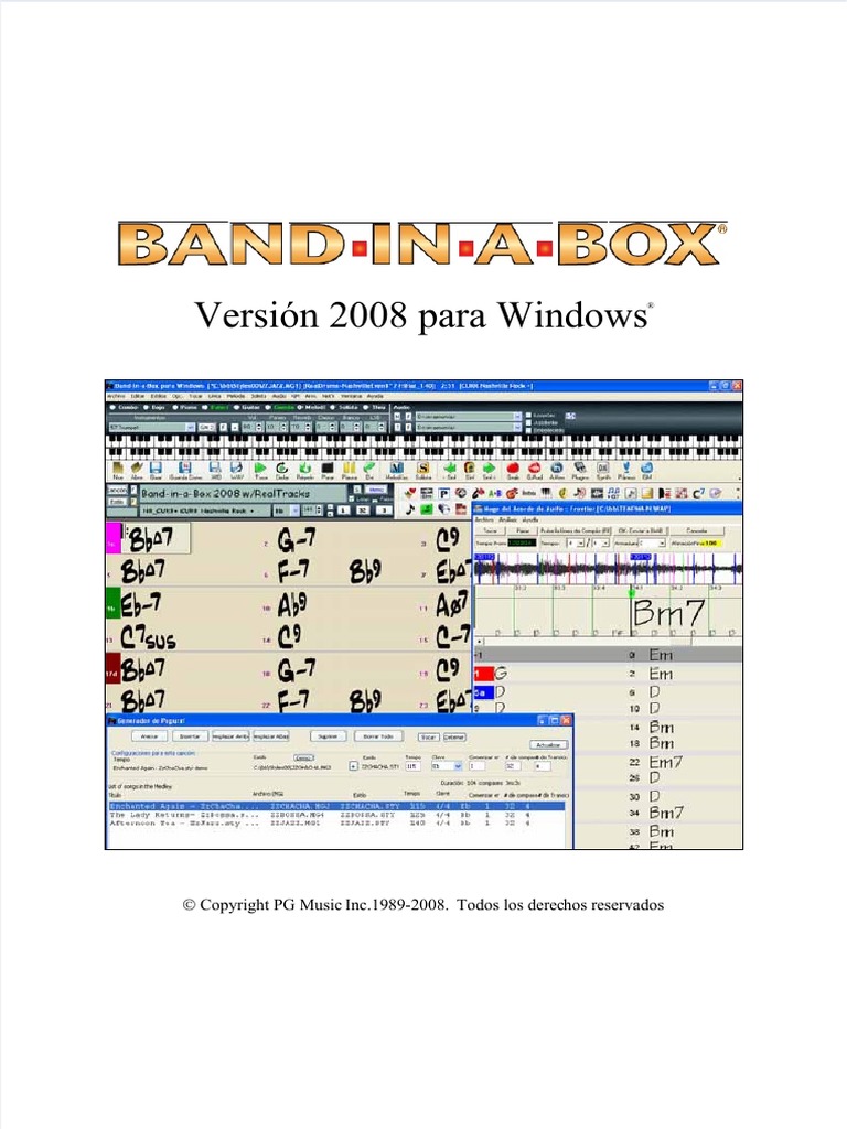 Manual En Espanol Band In Box 2008 Pdf