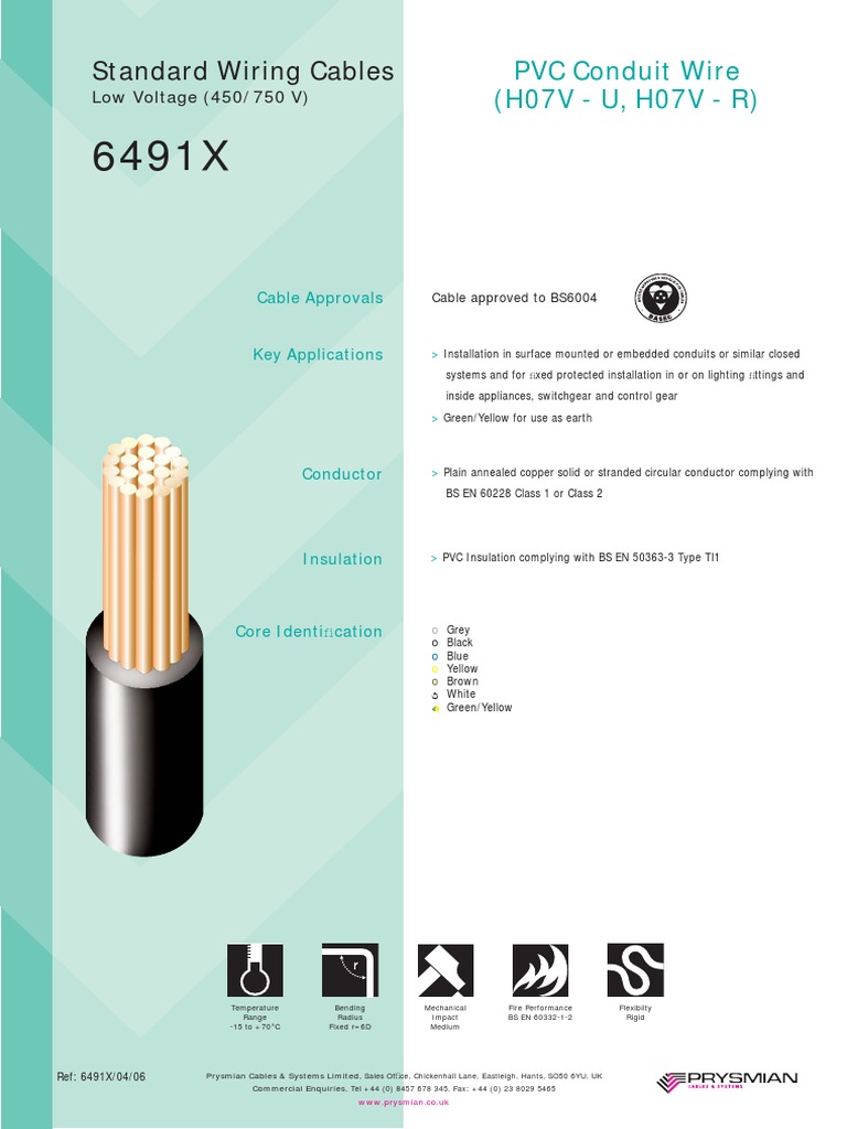 1 KV 1C BS6004 Prysmian | PDF | Alternating Current | Electrical ...