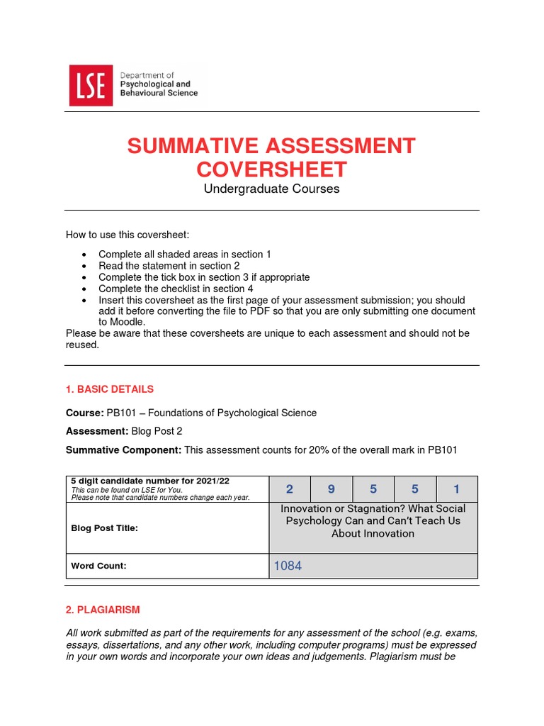 PB101 Summative Blog Post 2 | PDF | Institution | Innovation