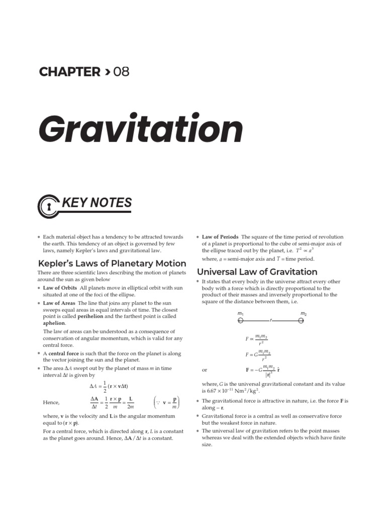 Kepler's Laws and Gravitational Principles | PDF | Orbit | Solar System
