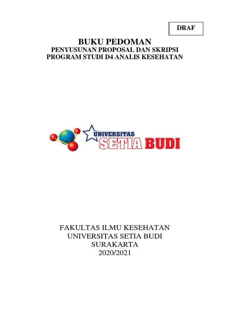 (Draf) Pedoman Skripsi Khusus Proposal | PDF