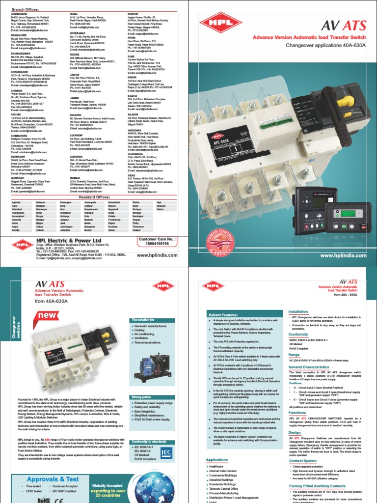 AV ATS Catalogue (2) - 2 | PDF