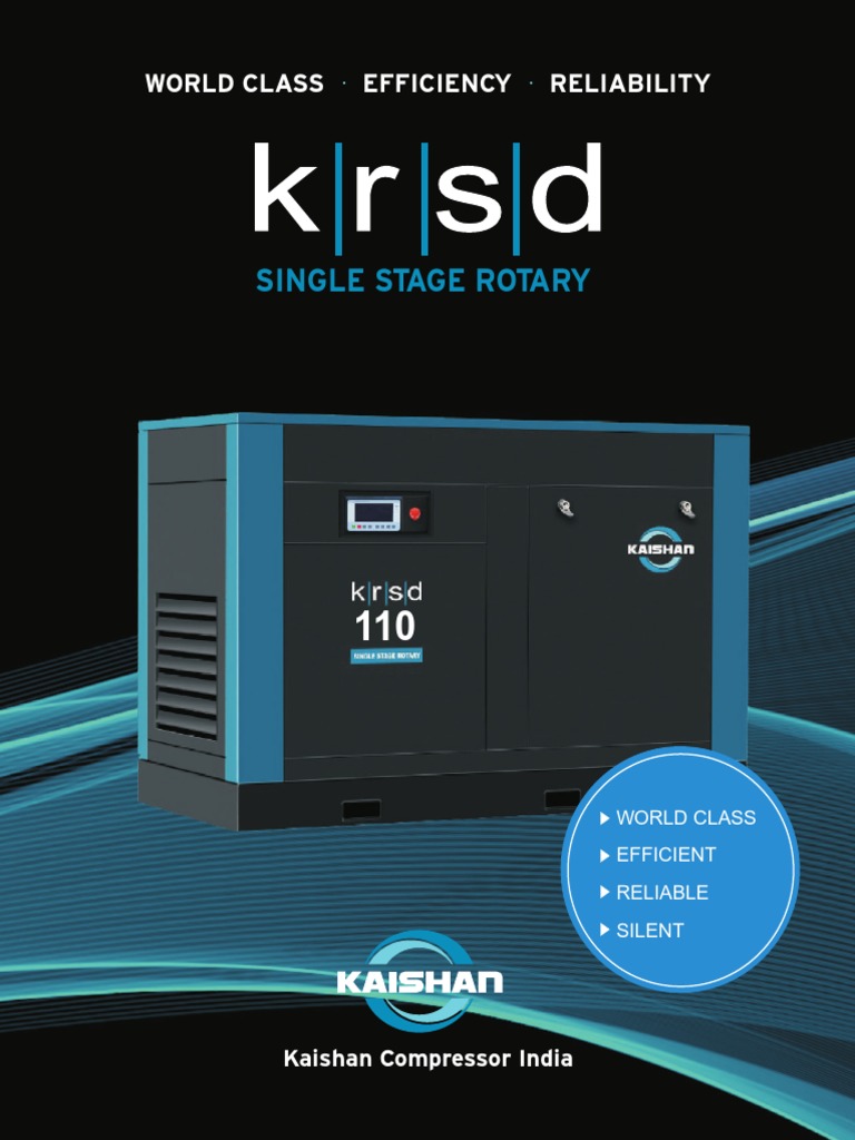 KRSD Compressor | PDF | Electric Motor | Efficient Energy Use