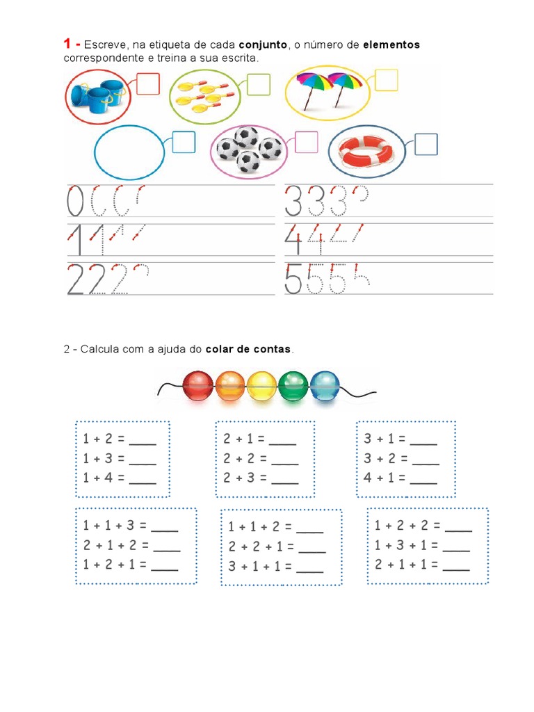 Mat Numeros | PDF | Métodos y materiales de enseñanza