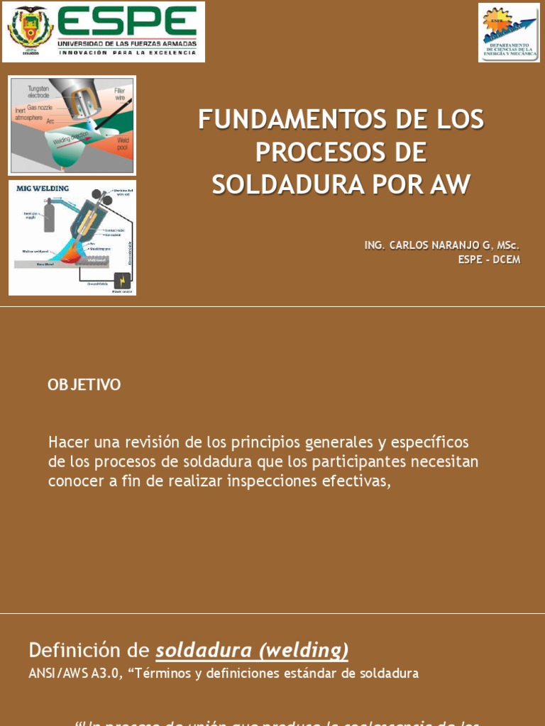 Fundamentos de La Soldadura Por Arco Electrico Aw | PDF | Construcción | Soldadura