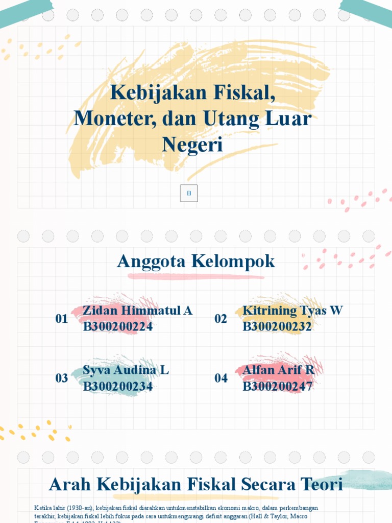 Kebijakan Fiskal dan Moneter Indonesia | PDF