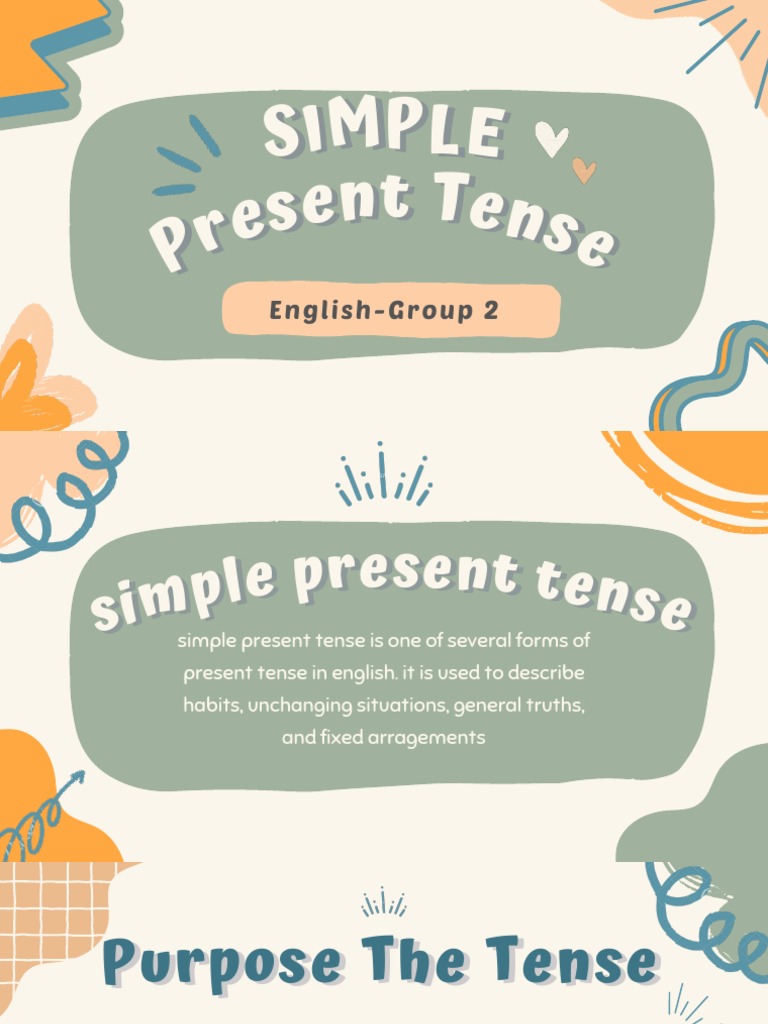 Simple Present Tense Guide | PDF | Morphology | Semantic Units