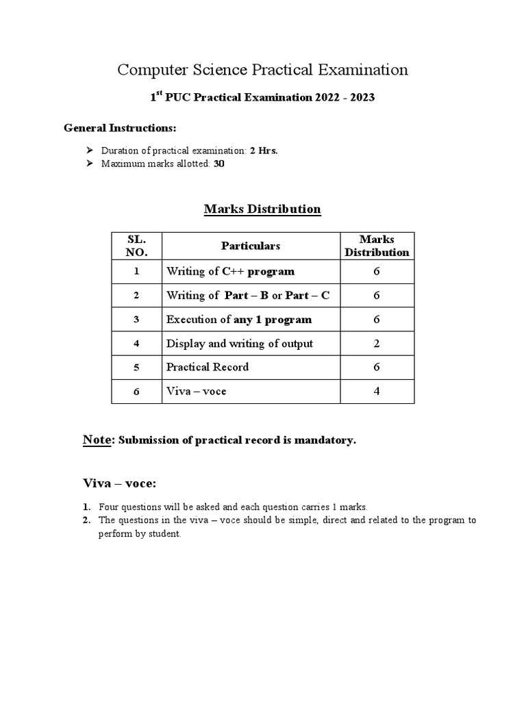 PES 1st PU Program Lists and Instructions (Science) | PDF | Array Data Structure | Subroutine