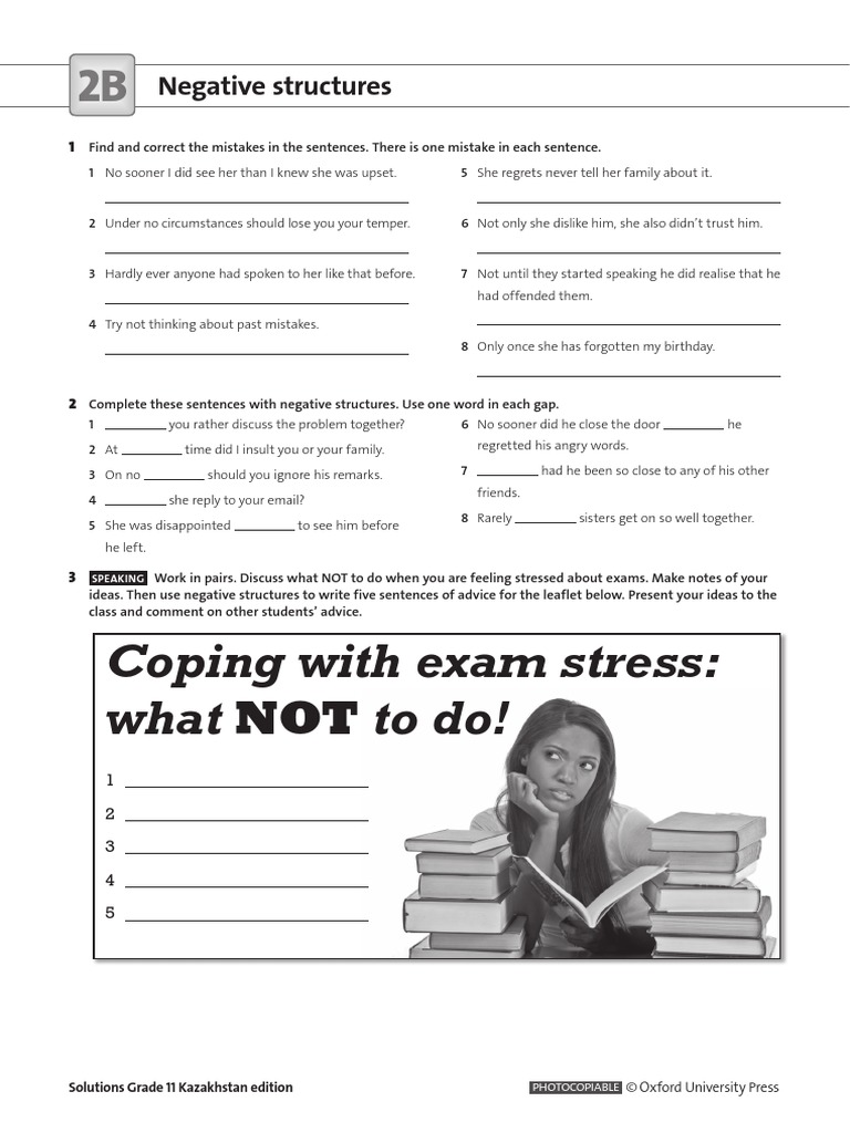 07 2B Negative Structures | PDF