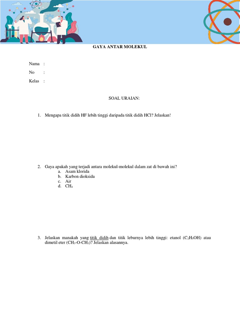 Soal Liveworksheet | PDF