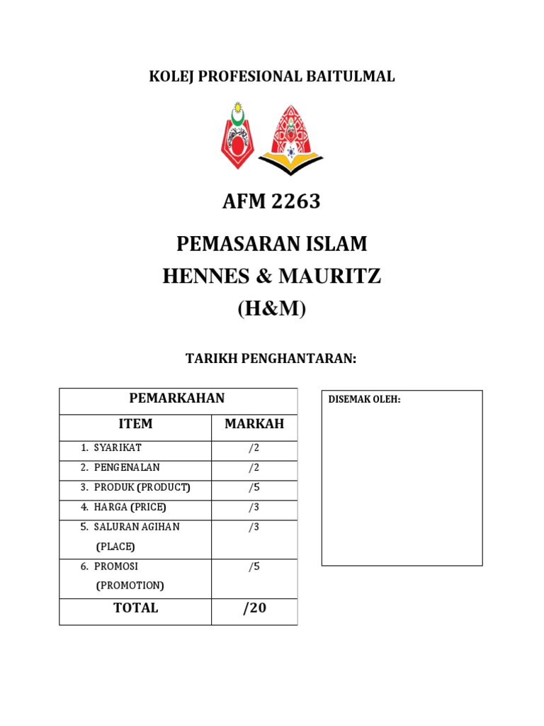 Syarikat Hennes Mauritz H M PDF | PDF