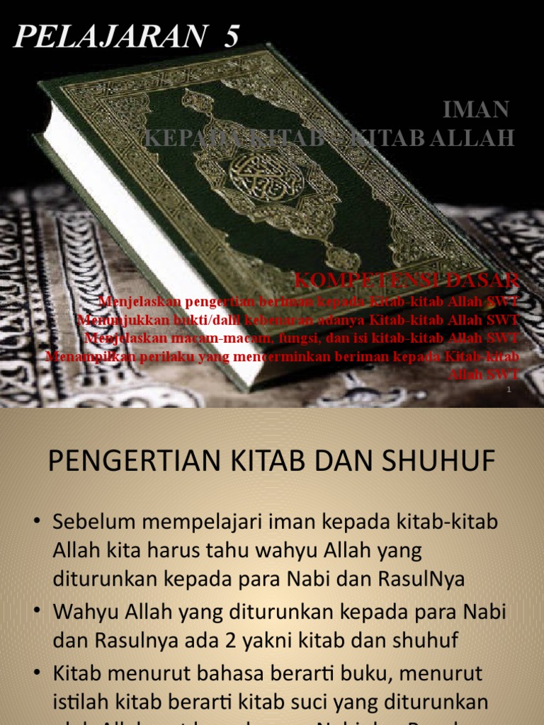 Iman Kepada Kitab-Kitab Allah | PDF | Filsafat