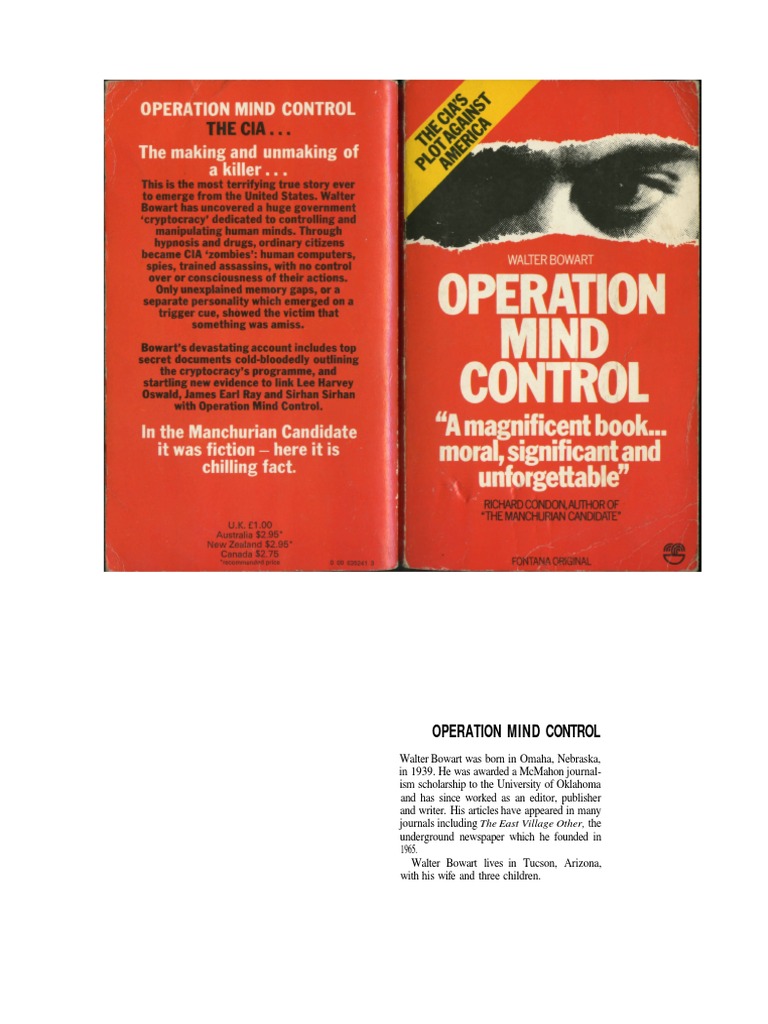Operation Mind Control - Walter Bowart | PDF | Hypnosis | Mind