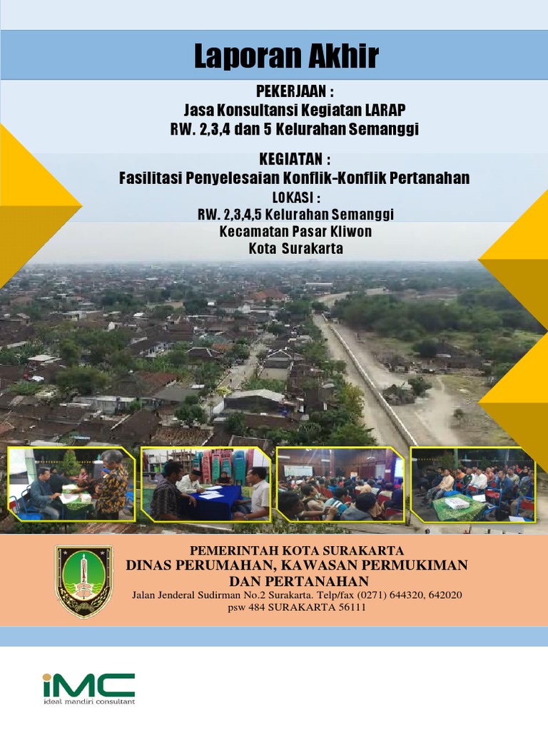 Laporan Akhir Larap Rw. 2,3,4,5 | PDF