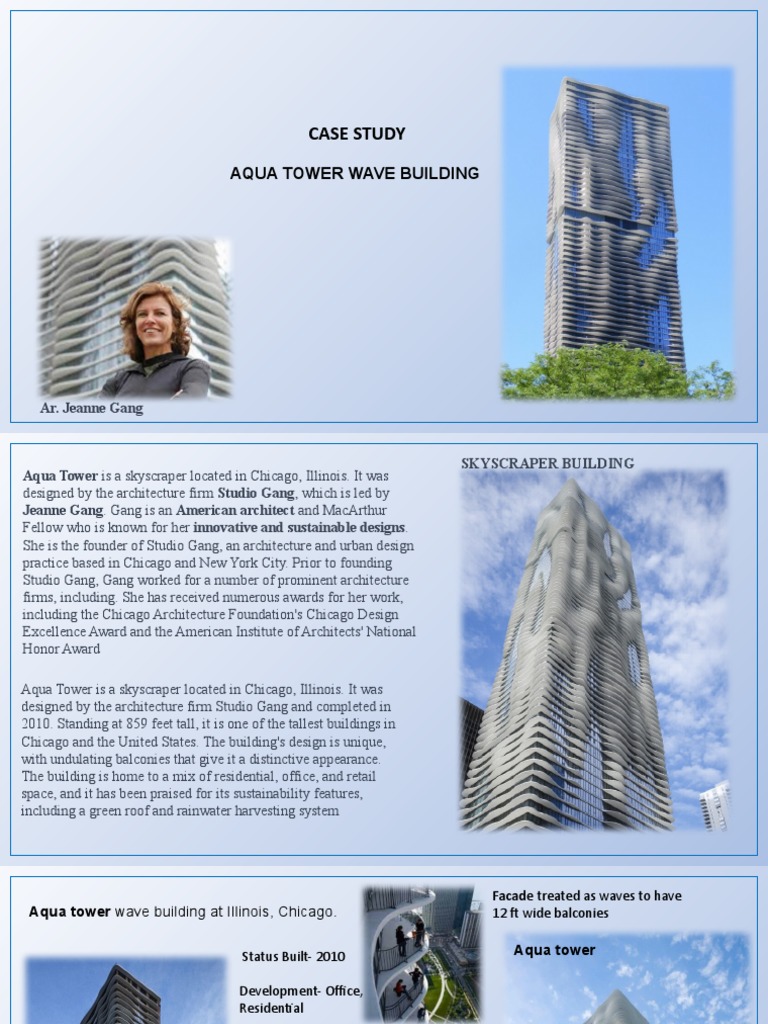 Case Study Wave Tower | PDF | Environmental Design | Buildings And Structures