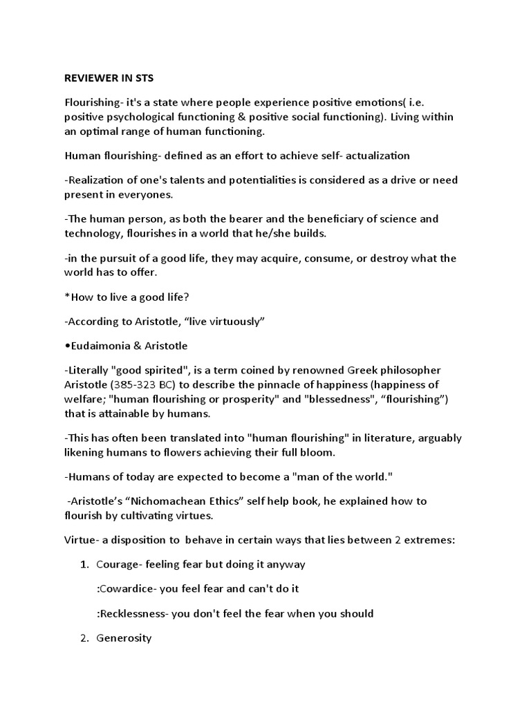 Sts Reviewer | PDF | Robot | Robotics