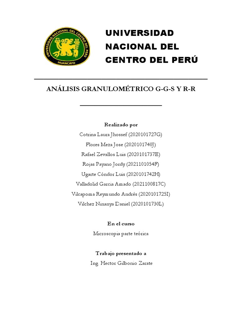 Rotap Microscopia Gilbonio | PDF