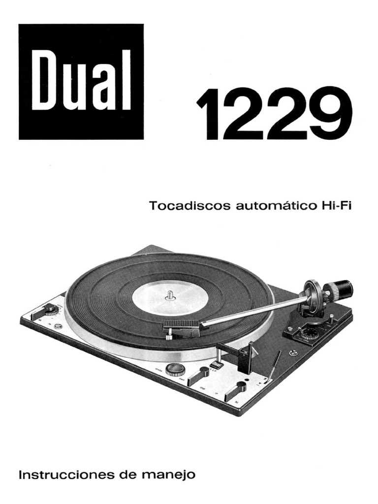Dual 1229 Owners Manual | PDF