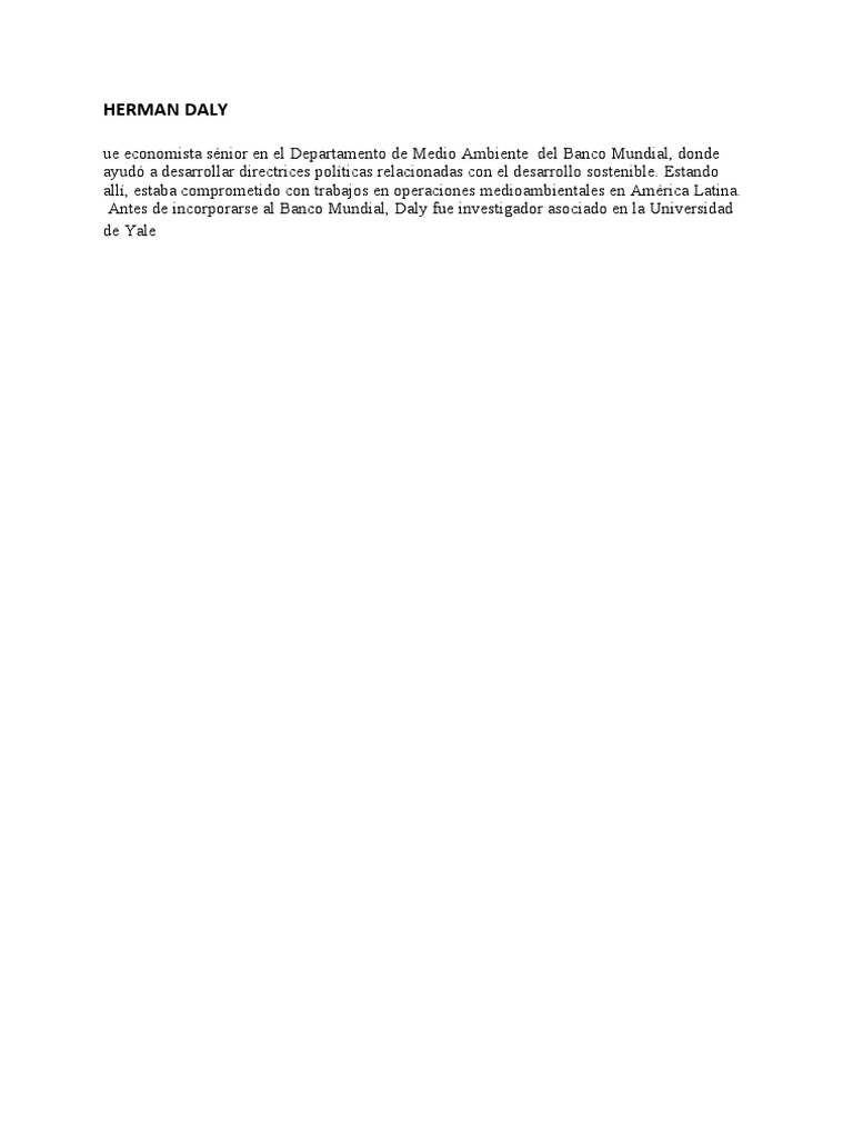 Herman Daly | PDF