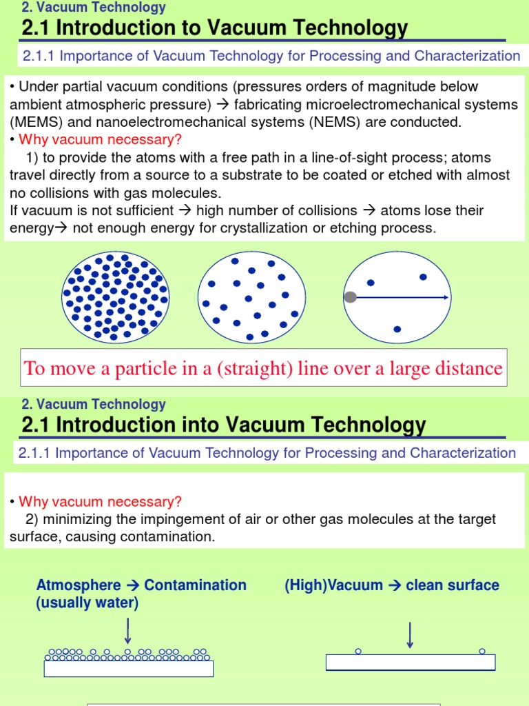 2 Vacuum Technology | PDF | Gases | Vacuum
