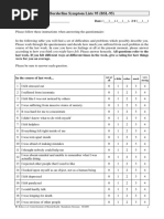 Borderline Personality Questionnaire BPQ Sample Items PDF | PDF | Mood ...