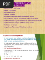 System of Particles and Rotational Motion - Formula Sheet (Edustudy ...