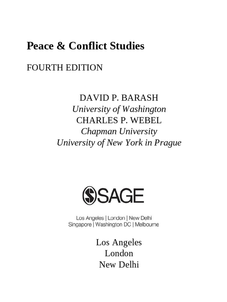 Peace Studies | PDF