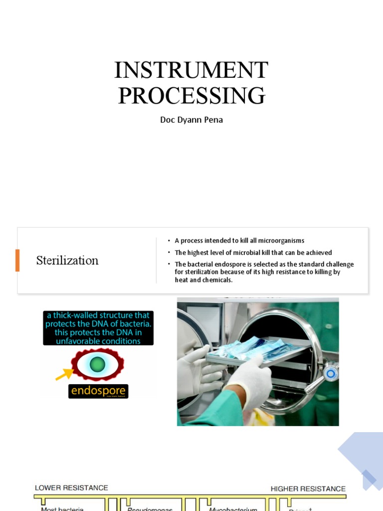 Instrument Processing | Download Free PDF | Sterilization (Microbiology) | Steam