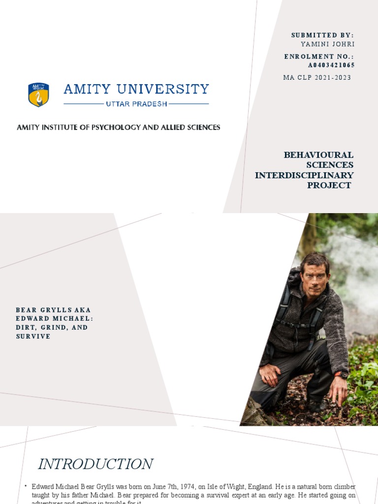 Behavioural Sciences Interdisciplinary Project | PDF