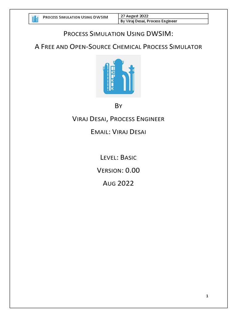 Training Manual For Beginners in Process Simulation | PDF | Distillation | Enthalpy