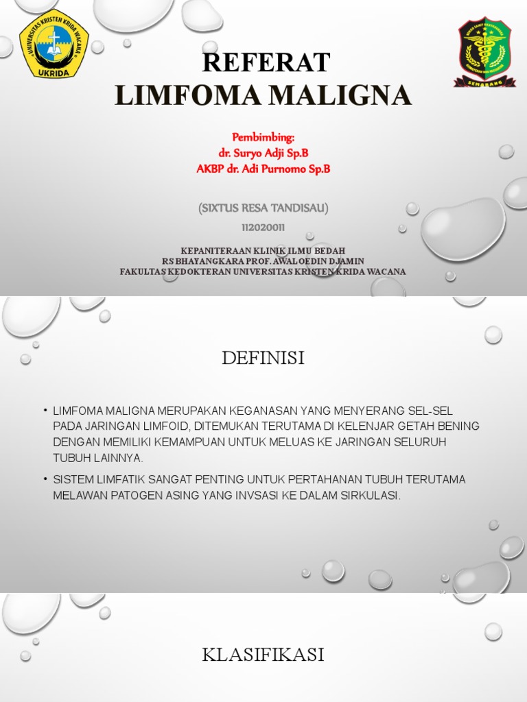 Referat Limfoma Maligna | PDF