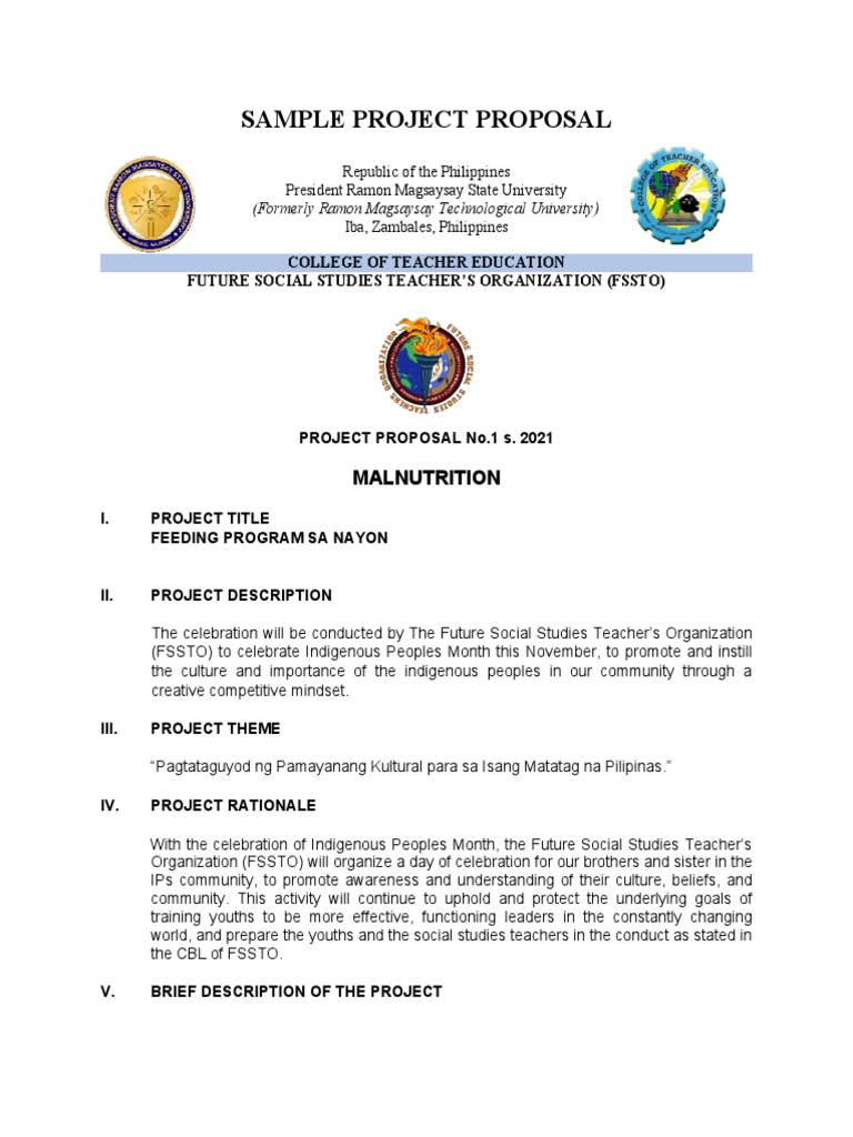 Sample Project Proposal | PDF