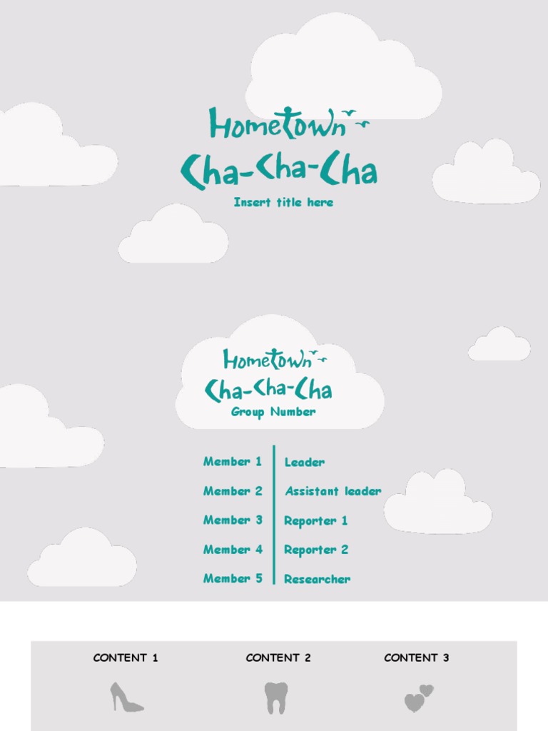 Hometown Cha-Cha-Cha PowerPoint Template | PDF