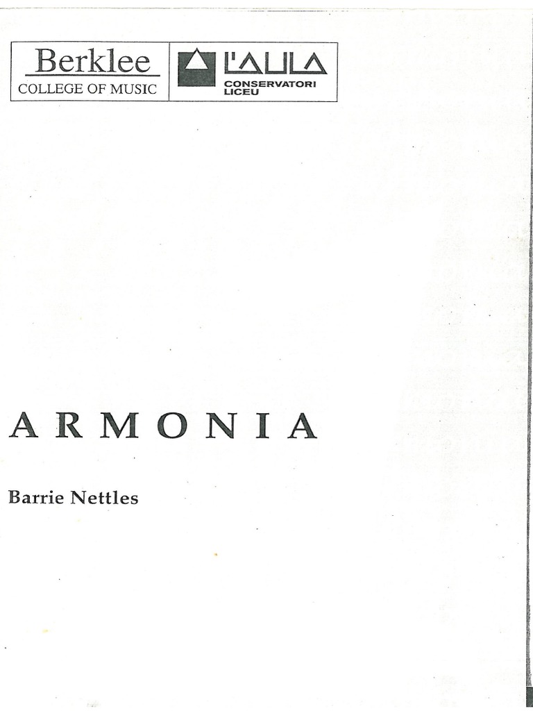 Armonía 1 | PDF