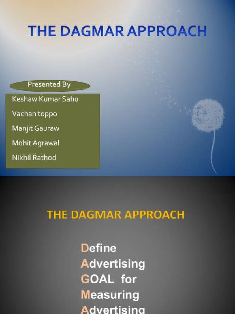 Dagmar Model | PDF