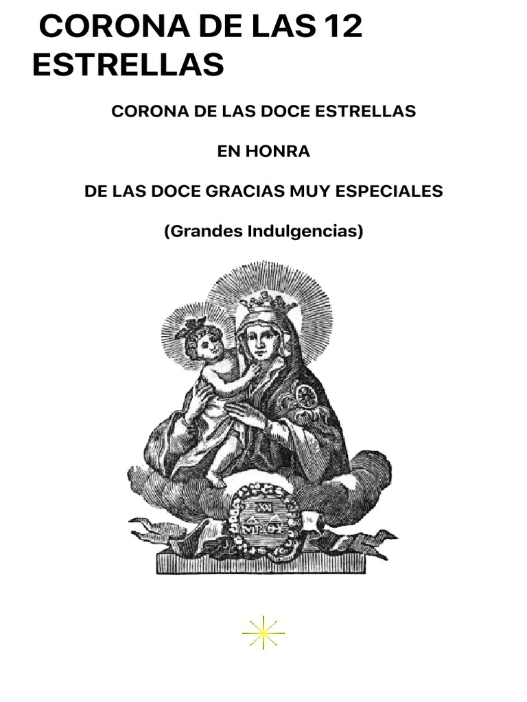 Significado de la Corona de 12 Estrellas | PDF | María, madre de Jesús ...
