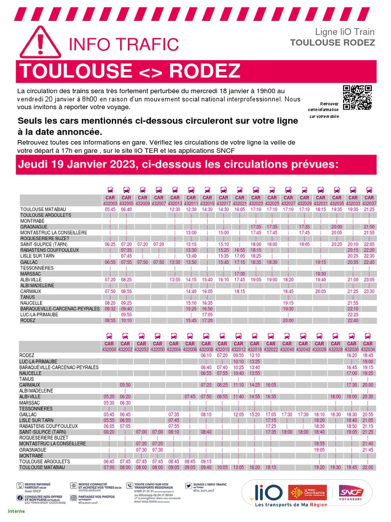 Rodez - Toulouse | PDF